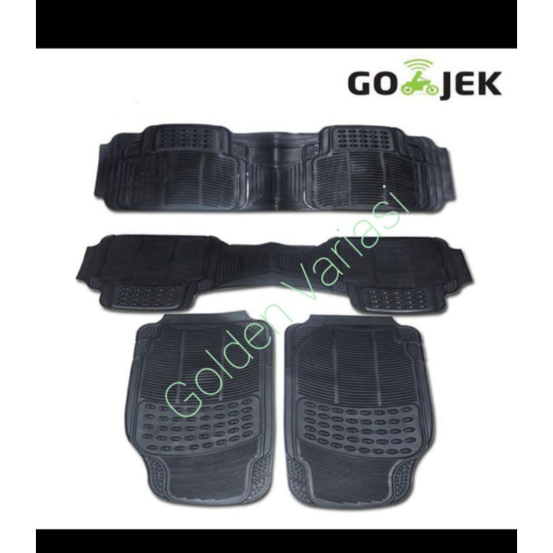 Jual Karpet Karet Hitam 4 Potong / 3 Baris Mobil Voxy | Shopee Indonesia