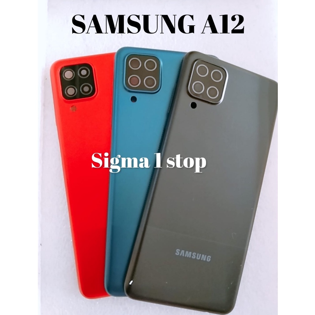 Jual CASING SAMSUNG A12 HOUSING CASE BACK DOOR FRAME LCD TULANG TENGAH ...