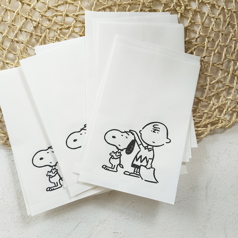 Jual 5pcs Cute Snoopy Paper Bag / Kantong Kertas Lucu / Fancy Flat ...