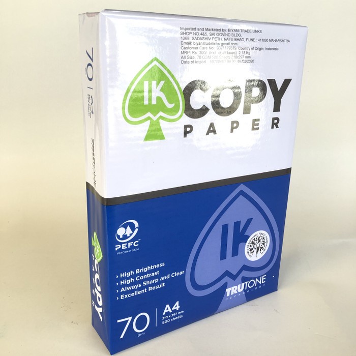 Jual Kertas HVS A4 70 gsm Copy Paper / Kertas Putih HVS Copy Paper ...