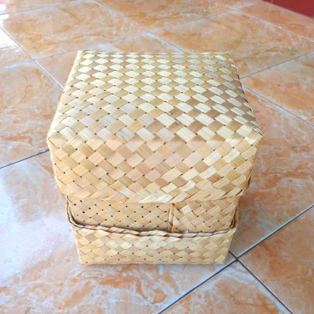 Jual 5 pasang besek cantik ukuran 20x20x7 | Shopee Indonesia