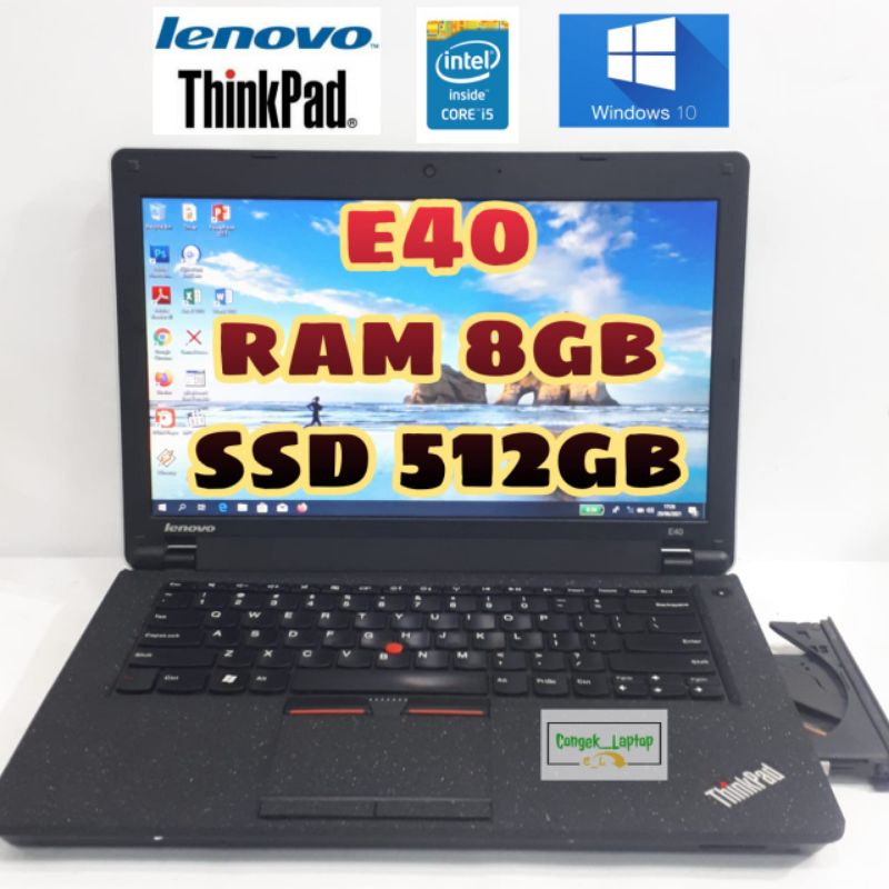 Jual LAPTOP LENOVO THINKPAD EDGE E40 CORE i5- M540 |RAM 8GB |SSD 512GB ...