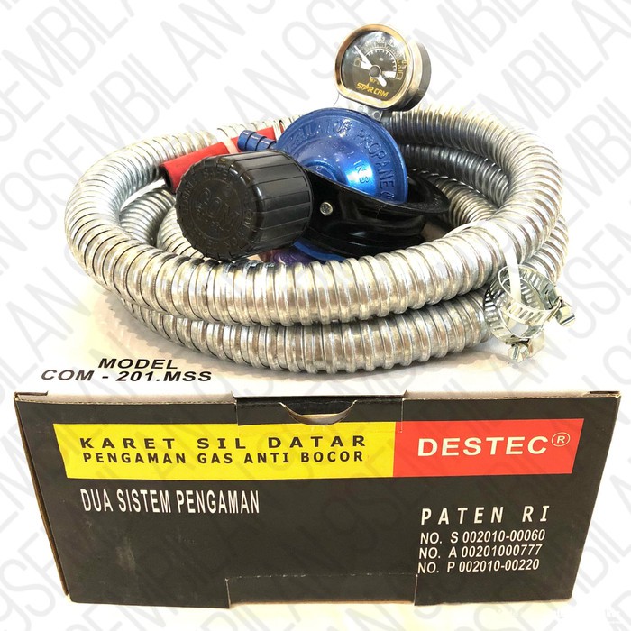 Jual Regulator Gas LPG Tekanan Rendah Selang Starcam 201-MSS Destec 201MSS | Shopee Indonesia