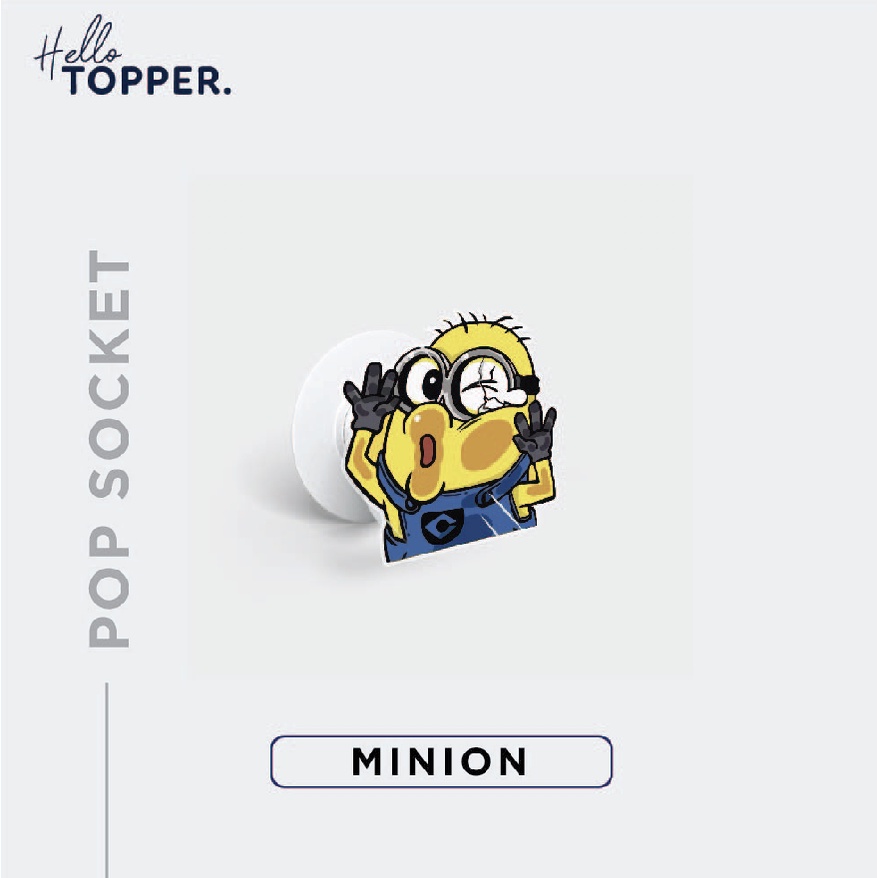 Jual Pop Socket Minion Kepentok | Griptok HP | Pop Socket Acrylic ...