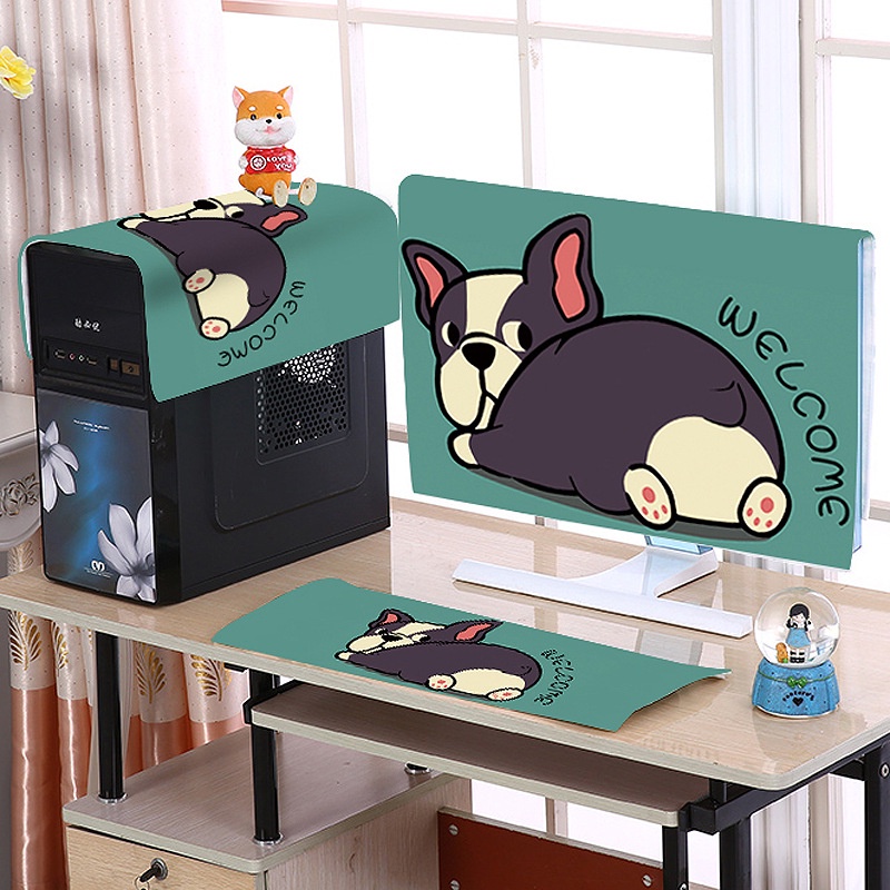 Jual Cover set computer 19-24 inch penutup komputer dust desktop ...