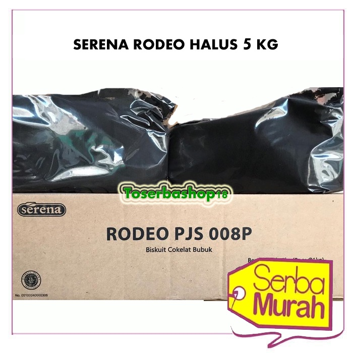 Jual SERENA RODEO PJS 008P / Biskuit Cokelat Bubuk Halus 5kg / isi 5pcs ...