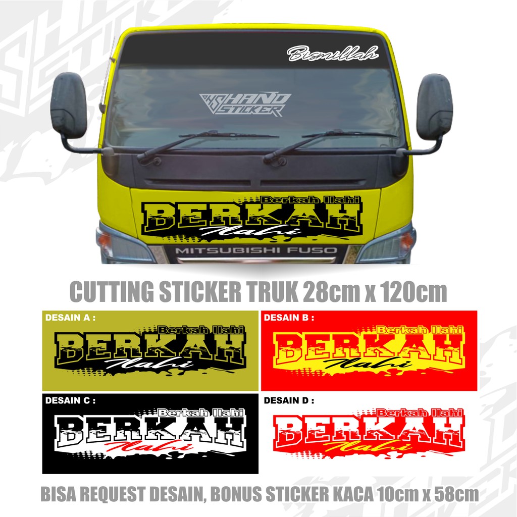 Jual Cutting Sticker Kabin Depan Truk Bahan Oracal Doof Stiker Cutting ... Jual Cutting Sticker Kabin Depan Truk Bahan Oracal Doof Stiker Cutting ...