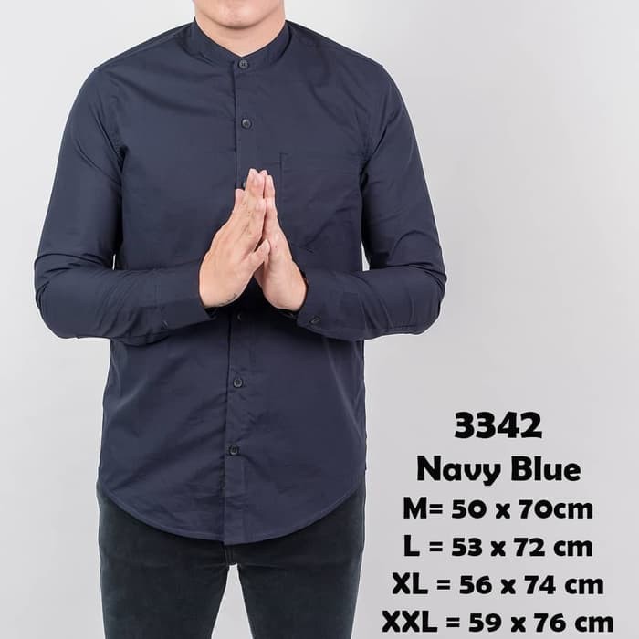 Jual Ht76 Kemeja Model Terbaru Surving Denim Kemeja Cowok Lengan Pe ...