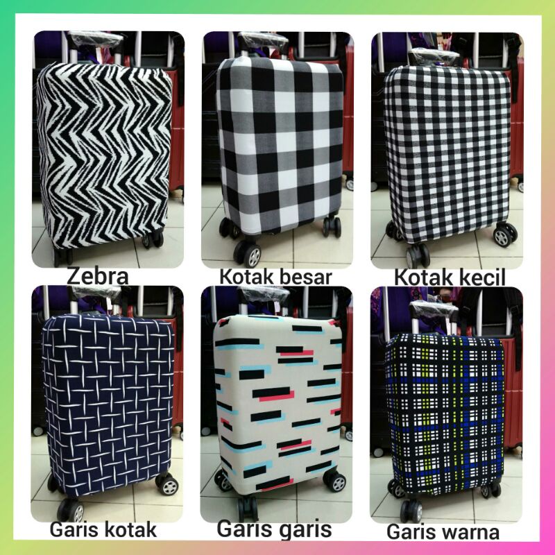 Jual sarung koper motif 18 inc - 30 inc | Shopee Indonesia