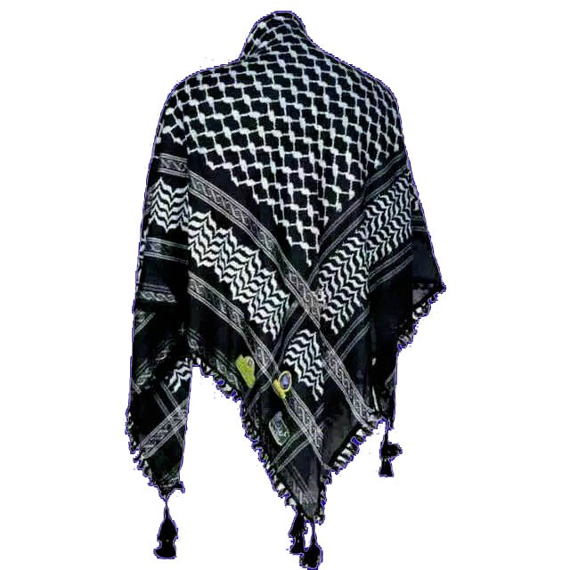Jual Sorban Arafat, Sorban Persegi Hitam, Surban Arab, Shemagh | Shopee ...