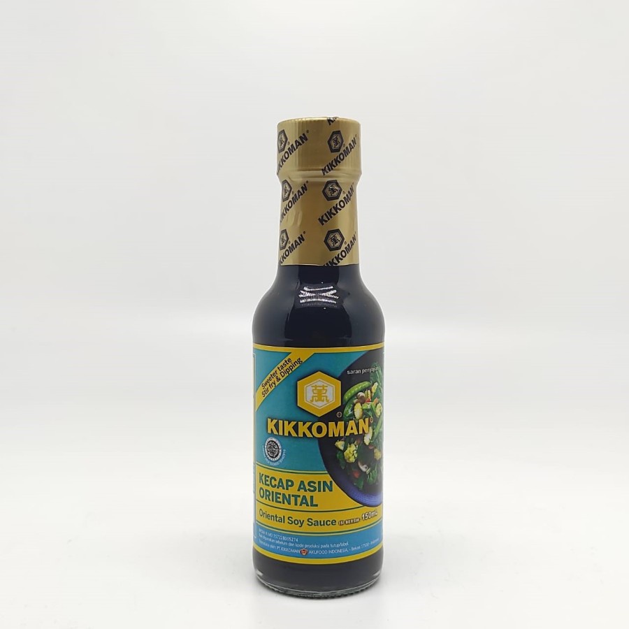 Jual KIKKOMAN KECAP ASIN ORIENTAL SOY SAUCE BOTOL 150ML HALAL | Shopee ...