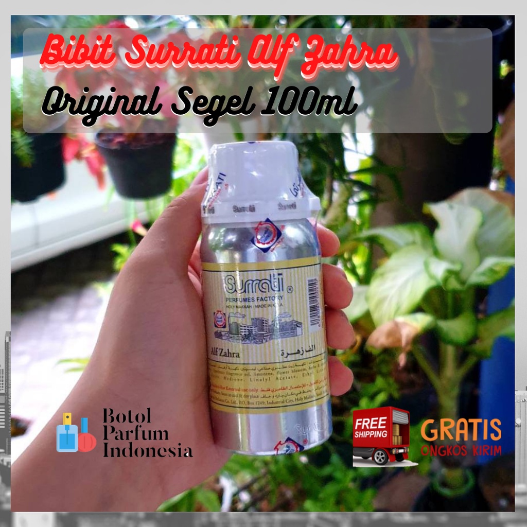 Jual PARFUM SURRATI ALF ZAHRA SERIBU BUNGA 100gr SEGEL | PARFUM SURRATI ...