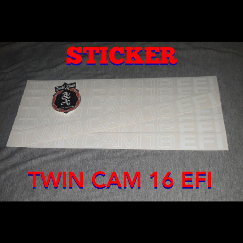 Jual STICKER TWIN CAM 16 EFI | Shopee Indonesia