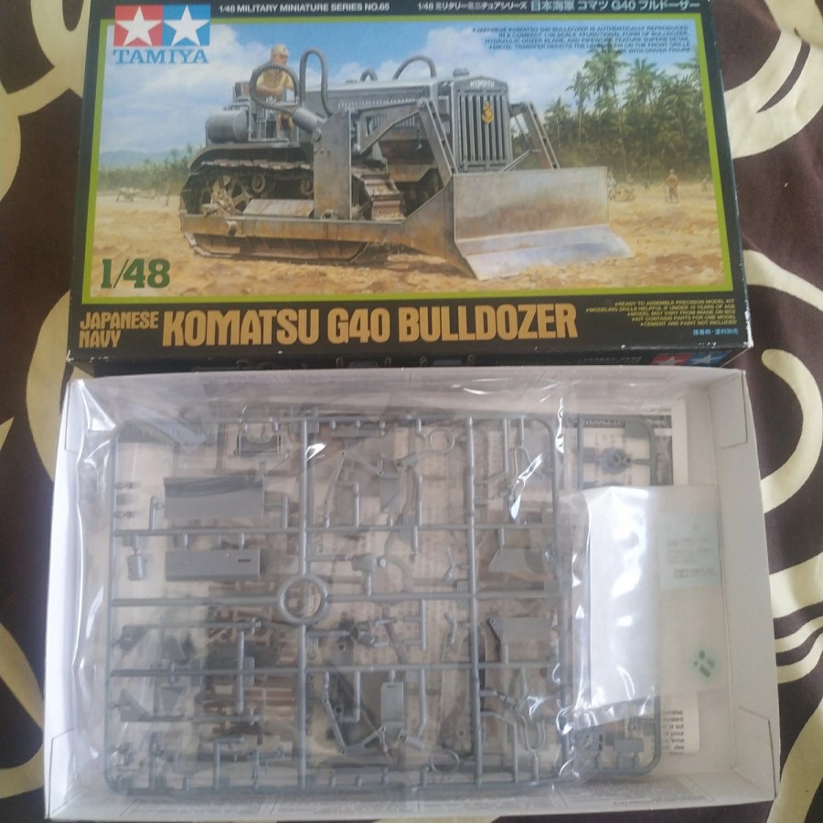 Jual japanese navy komatsu g40 bulldozer 1/48 model kit tamiya | Shopee ...