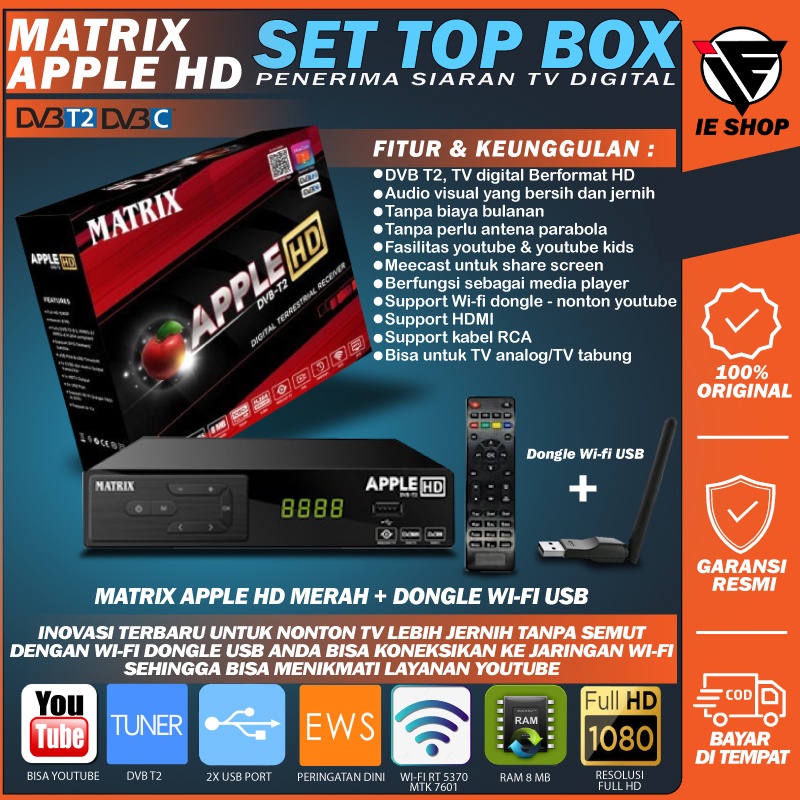 Jual SET TOP BOX RECEIVER SETOP BOX SET UP BOX STB PENANGKAP SIARAN TV ...