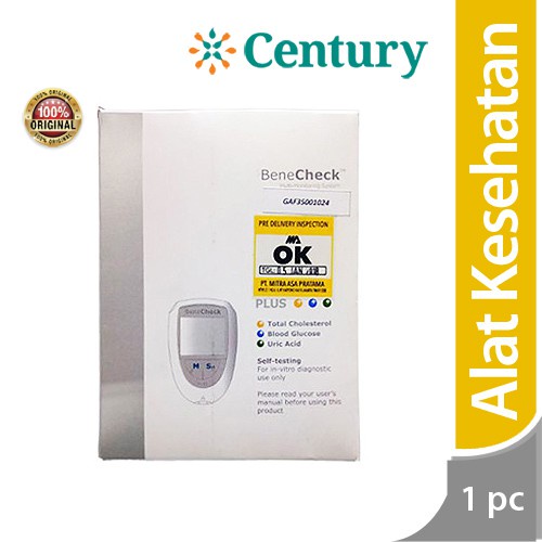 Jual Benecheck Plus 3in1 Single Pack / Alat cek darah kolesterol ...