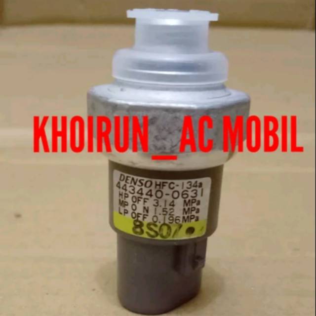 Jual Low Pressure Switch - LPS - Toyota Yaris Vios Great Corolla R134 - 4 Pin - Merk - Denso ...