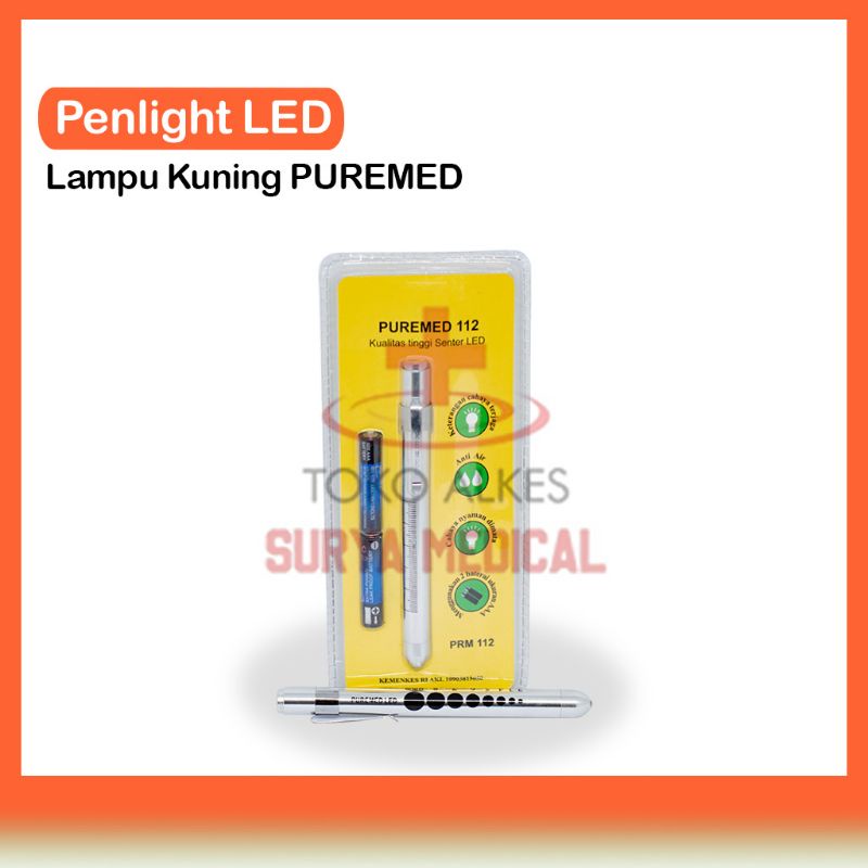 Jual Penlight Puremed LED Lampu Kuning | Shopee Indonesia