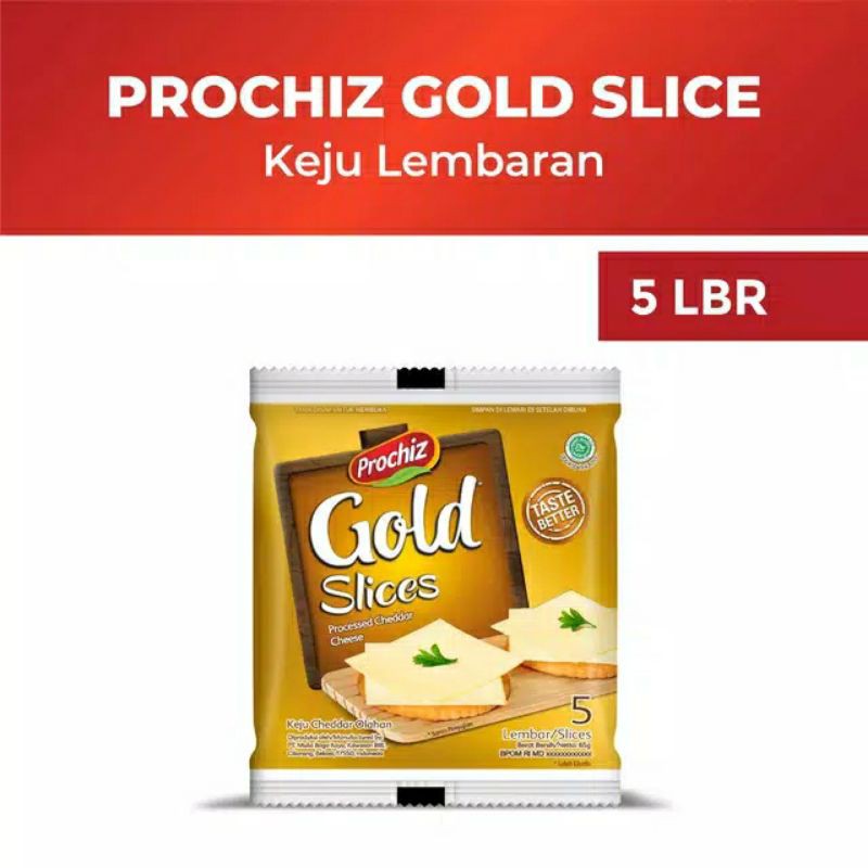 Jual Prochiz Gold Slice 5 lembar | Shopee Indonesia