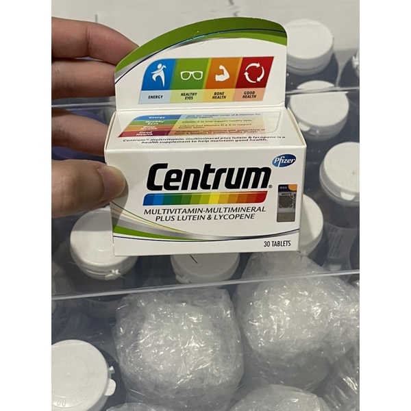 Jual Centrum Multivitamin Multimineral white 30 / 100 tablet | Shopee ...