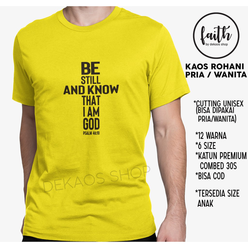 Jual KAOS ROHANI PRIA WANITA / KAOS ROHANI KRISTEN / KAOS ROHANI / KAOS ...