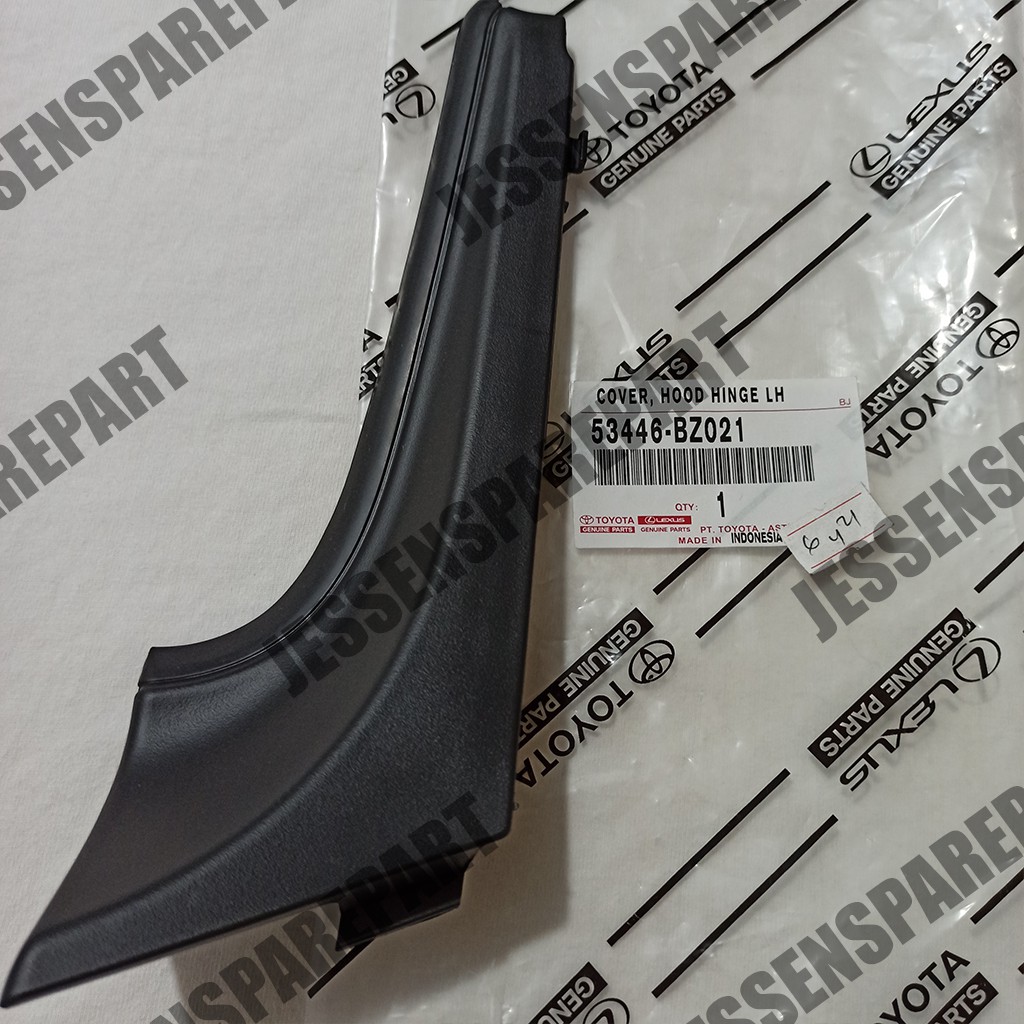 Jual COVER HOOD HINGE / KARET SAMPING KAP MESIN AVANZA ALL NEW 2012 ...