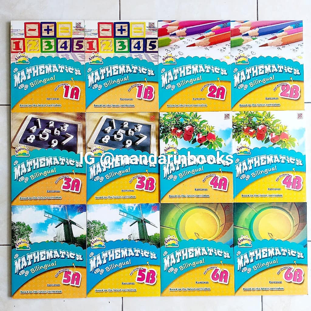 Jual Buku Primary Mathematics Explorer Bilingual 1A - 6B (Pilihan Per ...