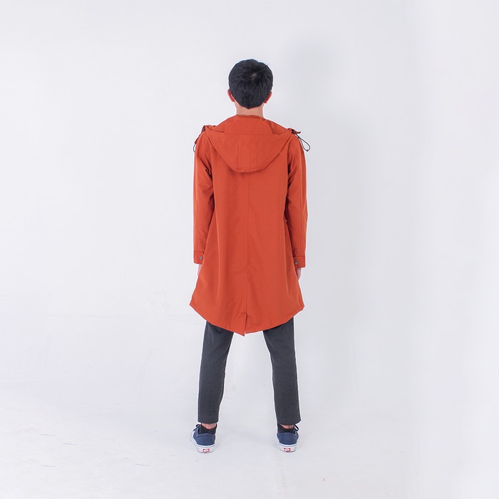 Jual wanita-parka-jaket- ame raincoat - bonito parka - terracotta ...