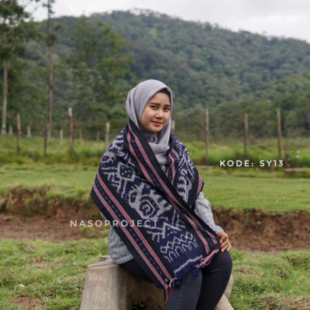 Jual Syal Selendang Pashmina Tenun Etnik Lombok Toraja NTT | Shopee ...