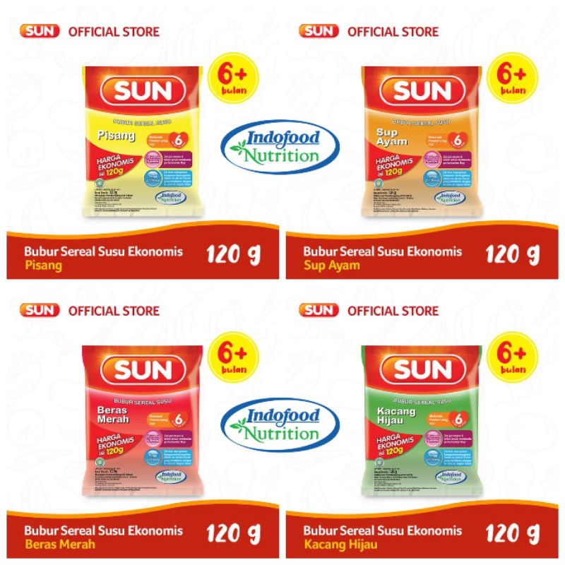 Jual Bubur Bayi Sun Rasa Pisang Bubur Sun Rasa Beras Merah Bubur Sun ...