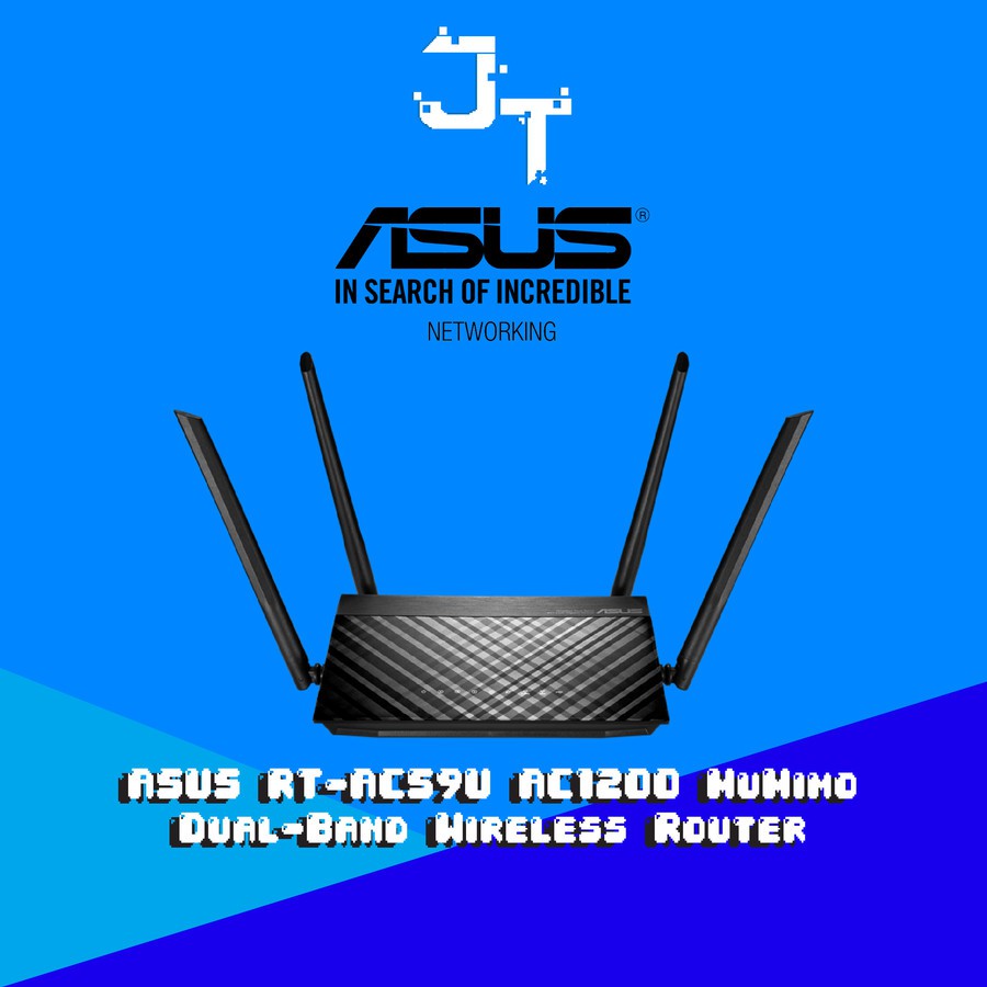 Jual ASUS RT-AC59U V2 AC1500 Dual Band Wireless Router | Shopee Indonesia