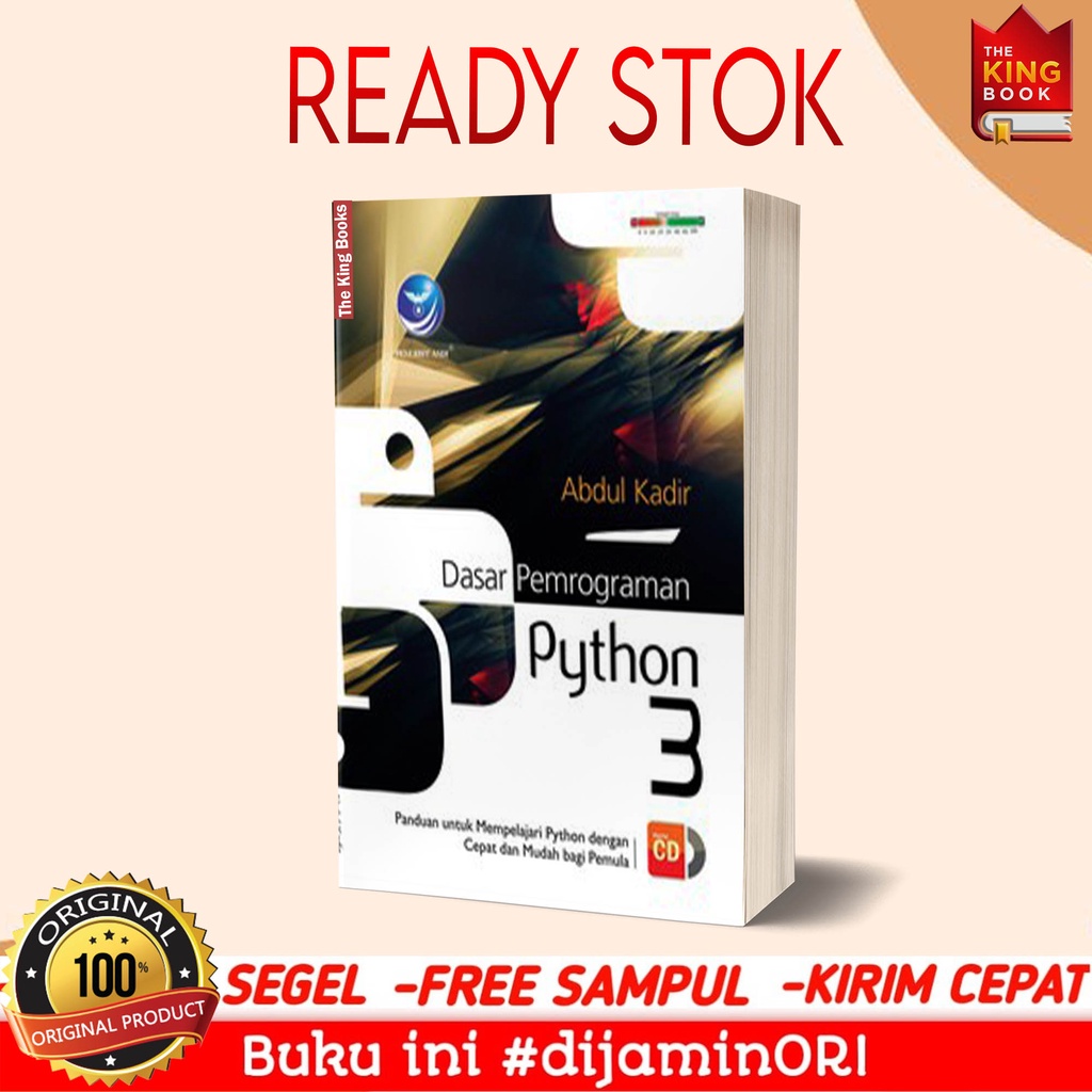 Jual Buku Dasar Pemrograman Python 3 + cd | Shopee Indonesia Jual Buku Dasar Pemrograman Python 3 + cd | Shopee Indonesia