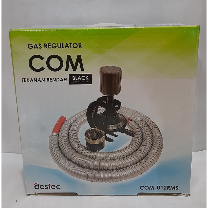 Jual Paket Regulator Gas Meter + Selang Destec COM-U12RMS Tekanan ...