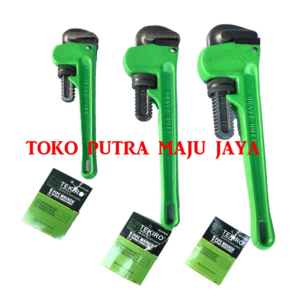 Jual Tekiro Kunci Pipa 10" INCH - Kunci Pipa - Tools Pipe Wrench ...