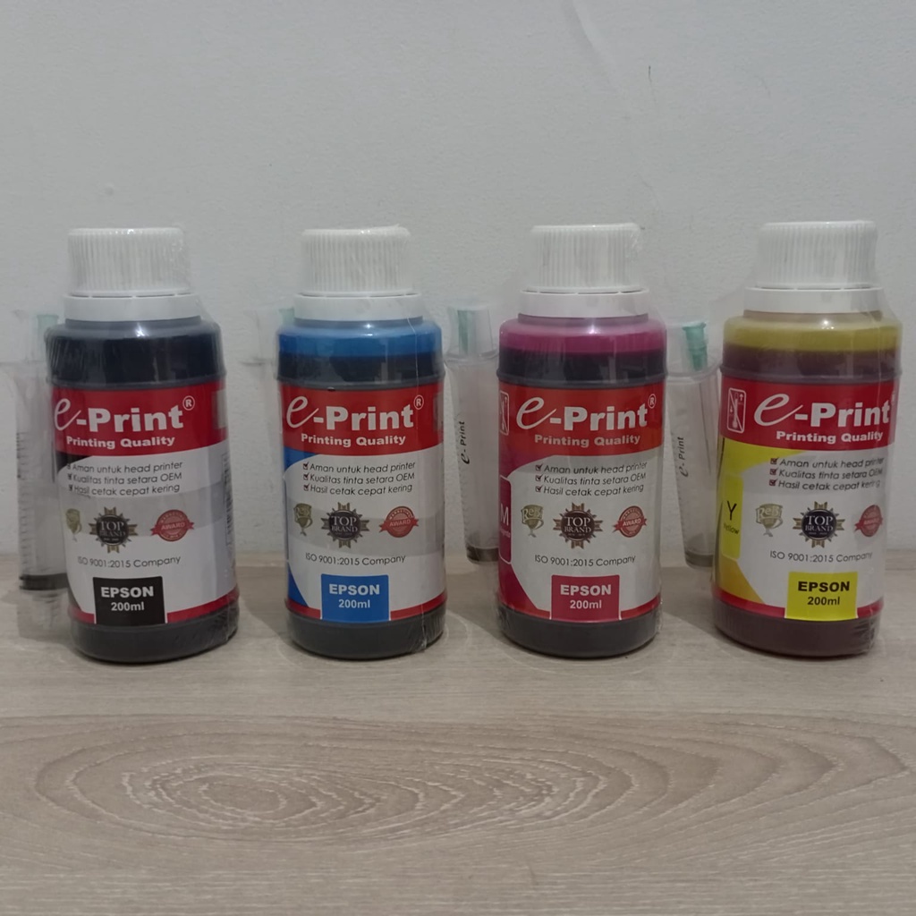 Jual Tinta Printer e-Print Epson 200ml 1 set | Shopee Indonesia