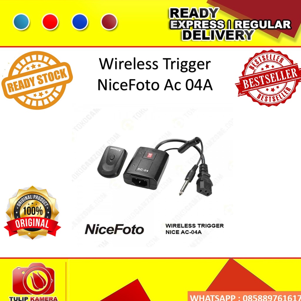 Jual wireless trigger nicefoto ac04a | Shopee Indonesia