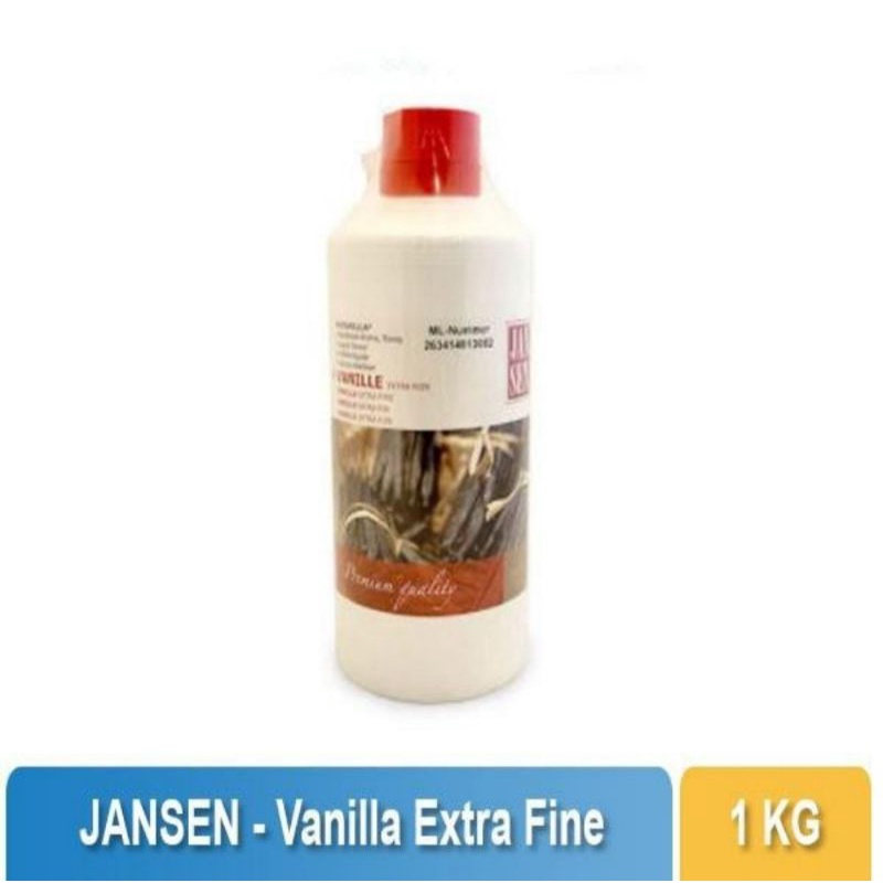 Jual REPACK!! JANSEN Vanilla Extract 250ML GERMANY - Mauritius Vanilla ...