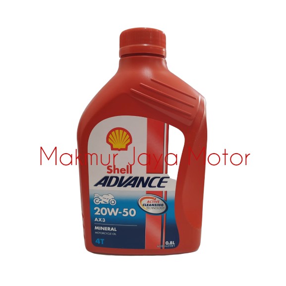 Jual Shell Advance AX3 20/50 800ML (Dijamin Asli) | Shopee Indonesia
