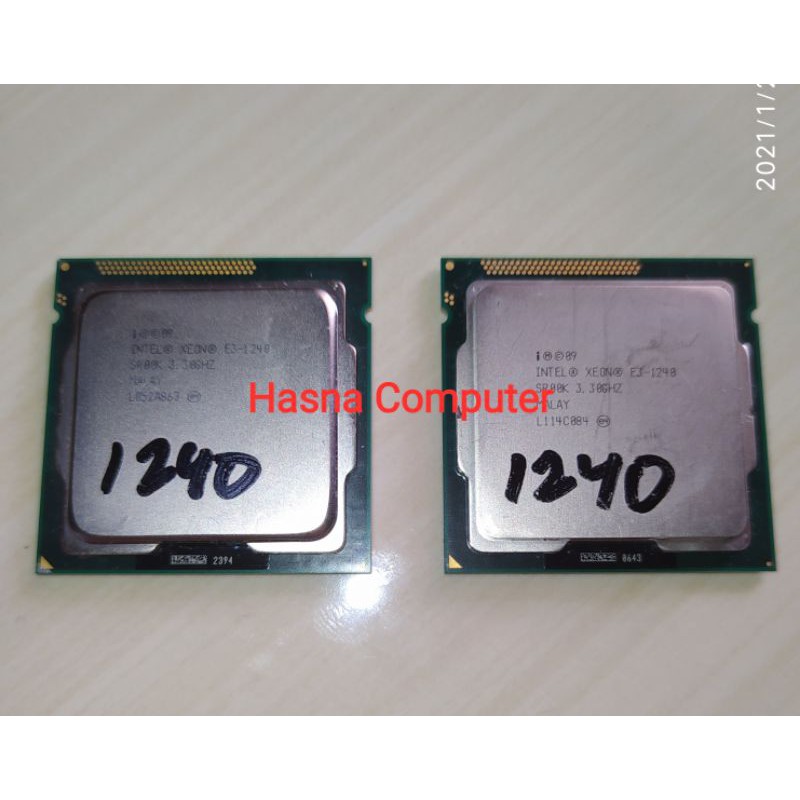 Jual Prosesor intel Xeon E3-1240 3.3 GHz 4-Cores 8-Threads LGA 1155 ...