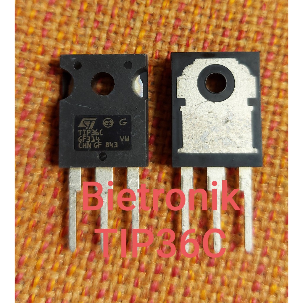 Jual TIP36 TIP36C Transistor PNP TO-247 STMicroelectronics | Shopee Indonesia