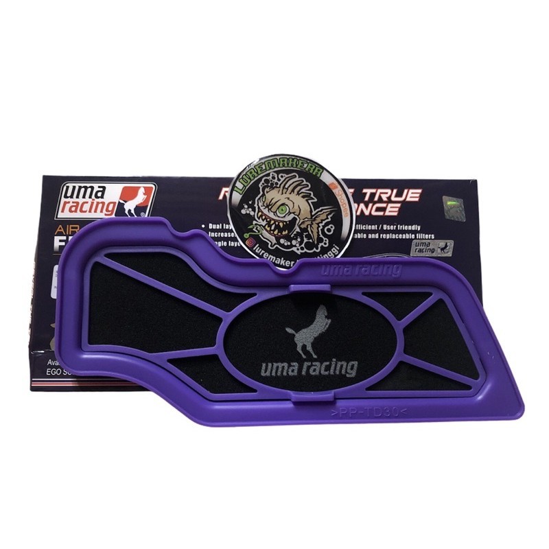 Jual AIR FILTER DUAL KIT UMA RACING MIO M3 SOUL GT FINO XRIDE EGO ...