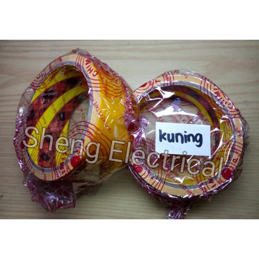 Jual Lakban Kain Kuning Lakban Jilid / Karpet Warna Warni Yellow Cloth ...