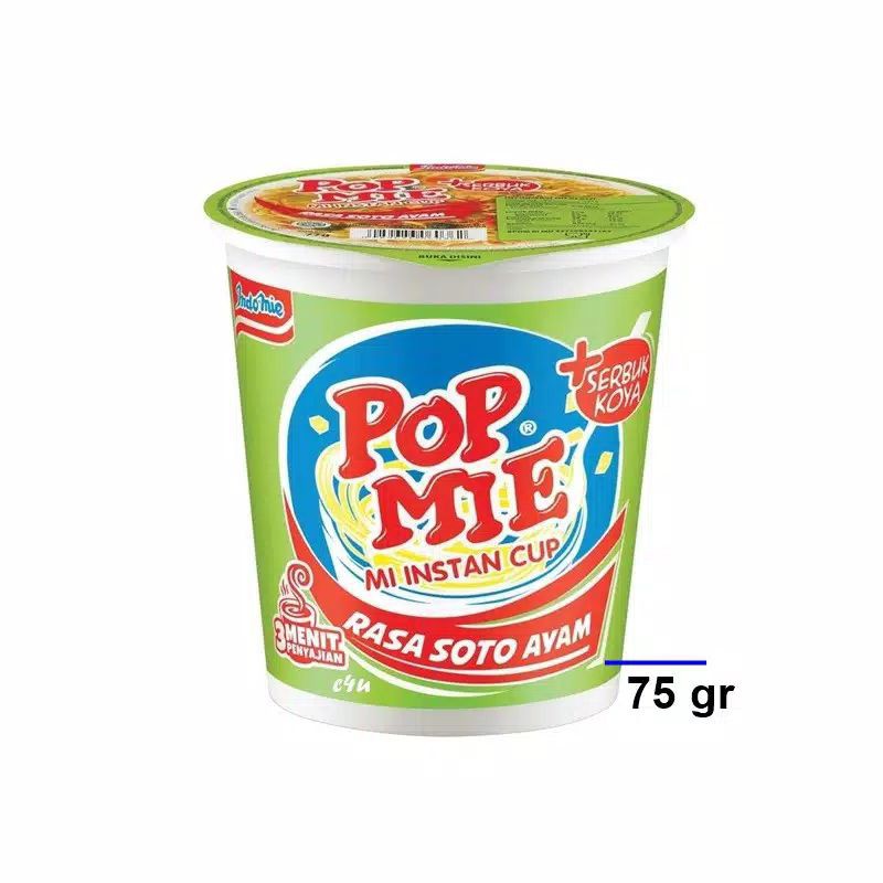 Jual pop mie gelas 77 gr varian rasa | Shopee Indonesia