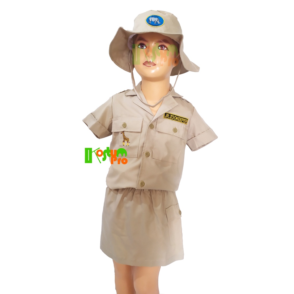 Jual Baju Profesi Zookeeper untuk Anak Perempuan / costume ranger ...