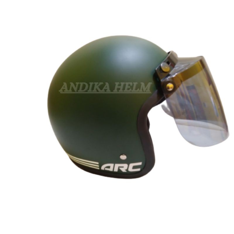 Jual Helm Bogo Murah Arc( army dop) | Shopee Indonesia