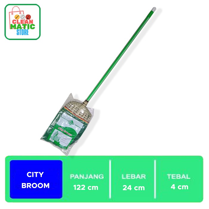 Jual Clean Matic - Sapu Lantai (City Broom) | Shopee Indonesia