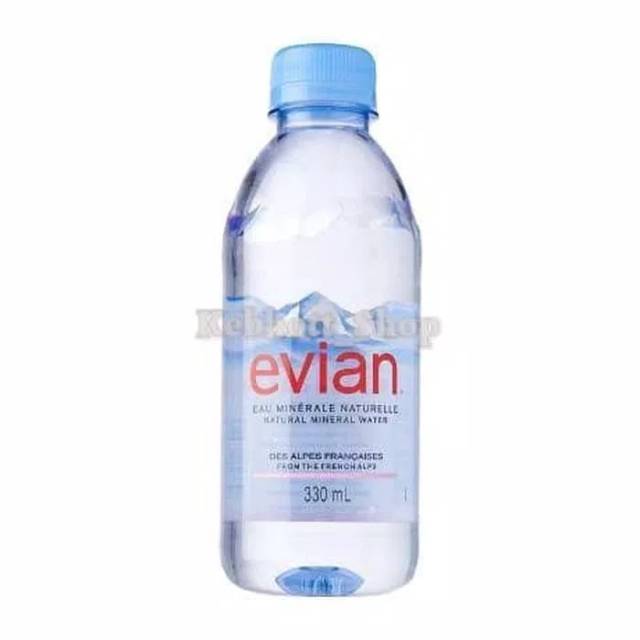 Jual Evian Natural Mineral Water 330ml | evian Minuman Air Mineral Water 330 ml | Shopee Indonesia