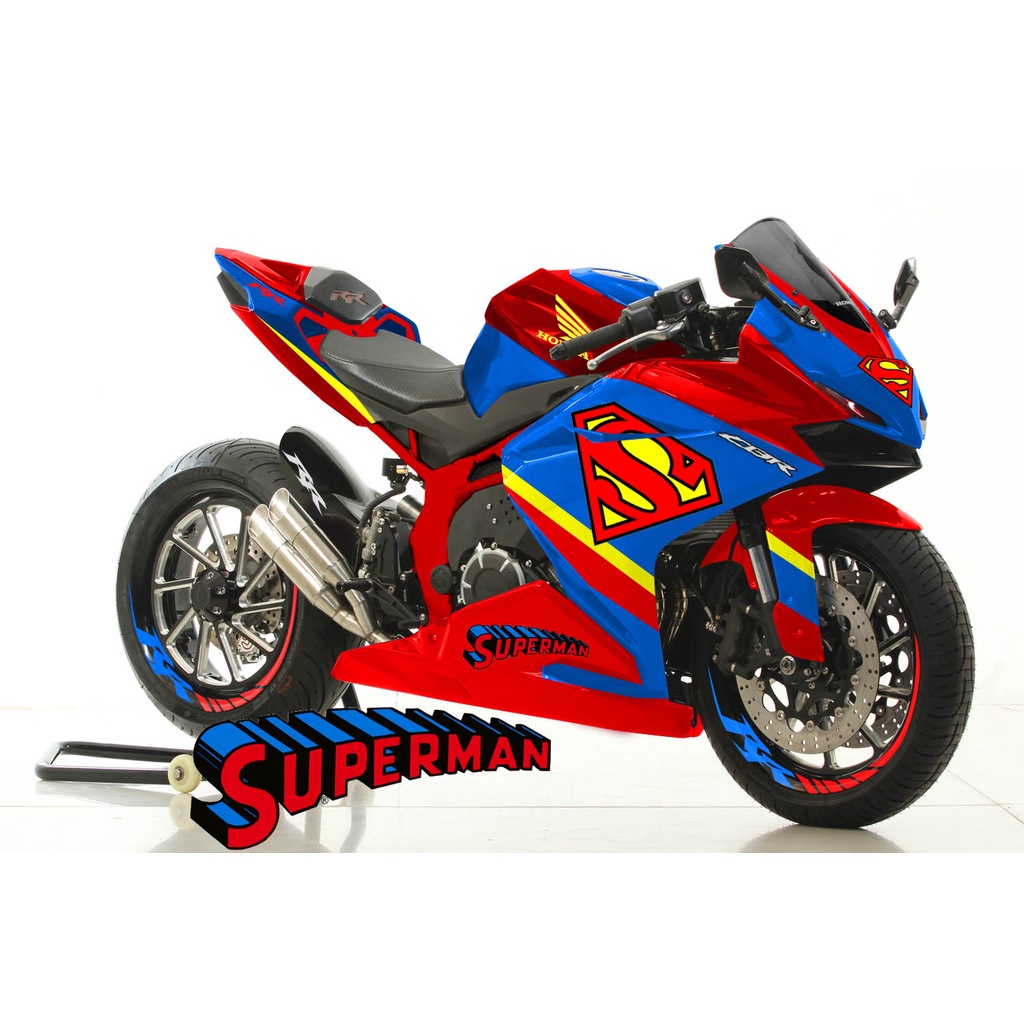 Jual Decal Sticker Motor Motoblast - CBR250RR Livery Superman-Full Body ...