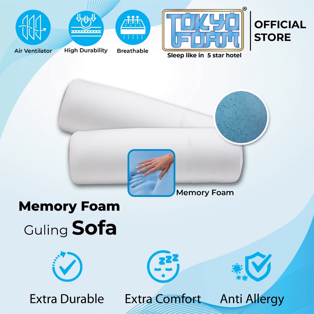 Jual Guling Sofa Memory Foam by Tokyo Foam | Shopee Indonesia