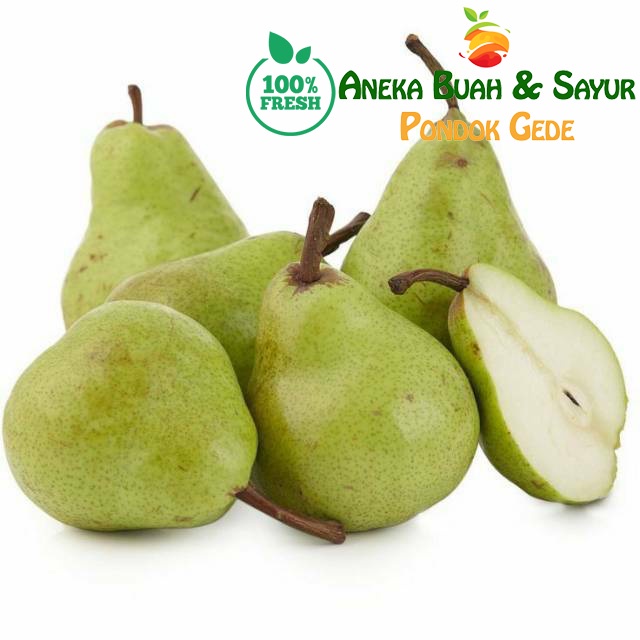 Jual Buah Pear Packham Hijau Segar 1kg | Shopee Indonesia
